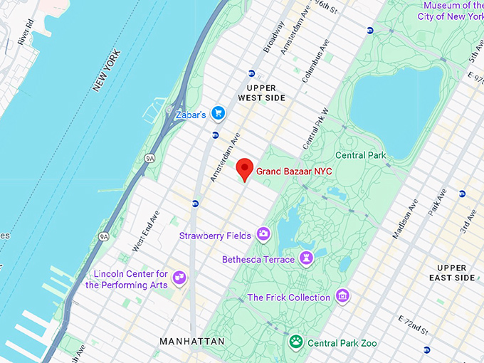 16. grand bazaar nyc map