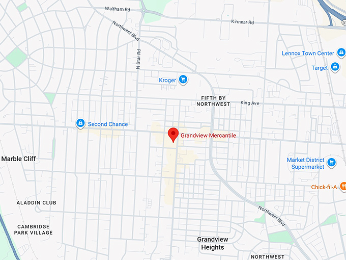 16. grandview mercantile map