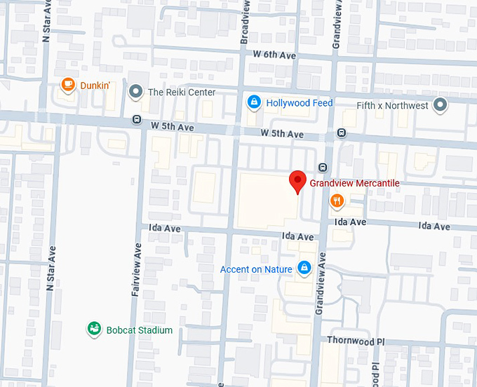 16. grandview mercantile map