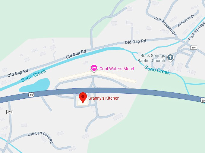 16. granny's kitchen map