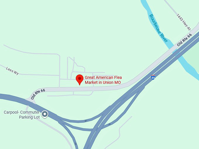 16. great american flea market in union mo map