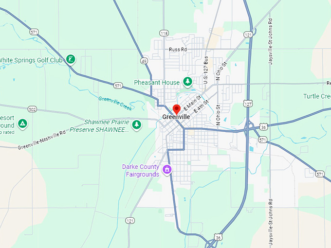 16. greenville map