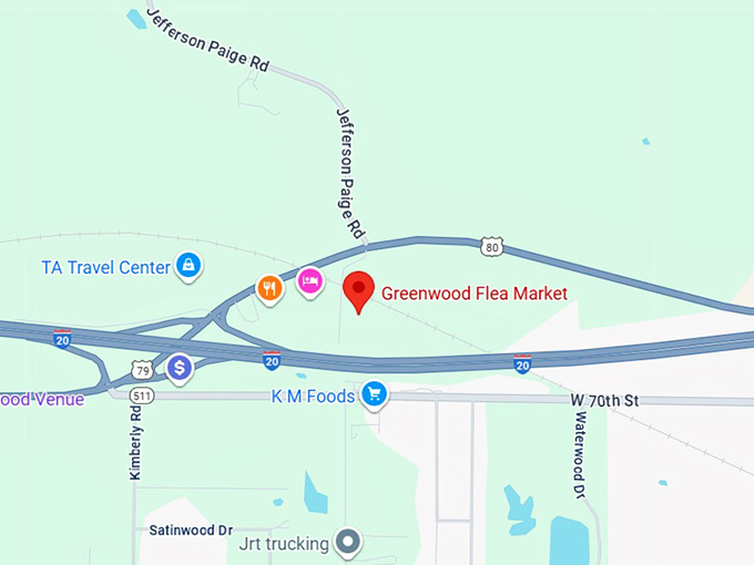 16. greenwood flea market map