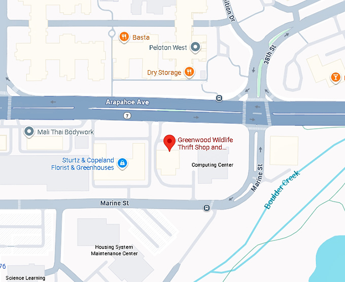 16. greenwood wildlife thrift shop and consignment gallery map