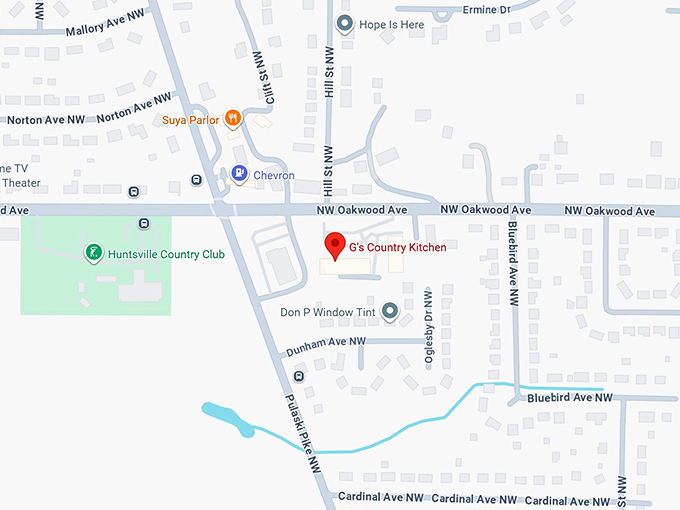 16. g&rsquo;s country kitchen map