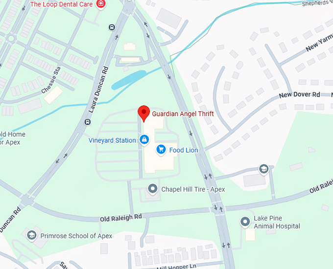 guardian angel thrift map