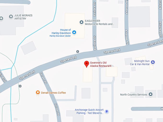 16. gwennie's old alaska restaurant map