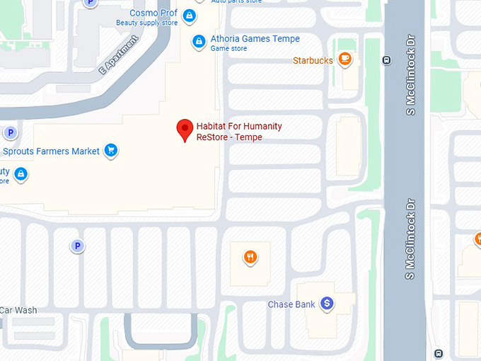 16. habitat for humanity restore tempe map