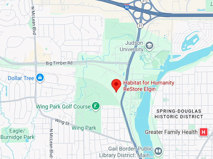 16. habitat for humanity restore elgin map