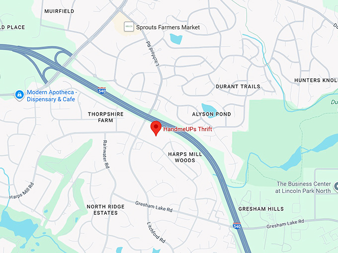 16. handmeups thrift map