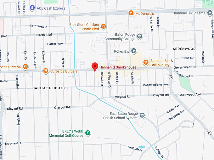 16. hannah q smokehouse map