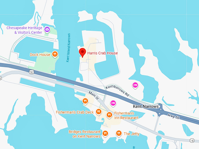 16. harris crab house map