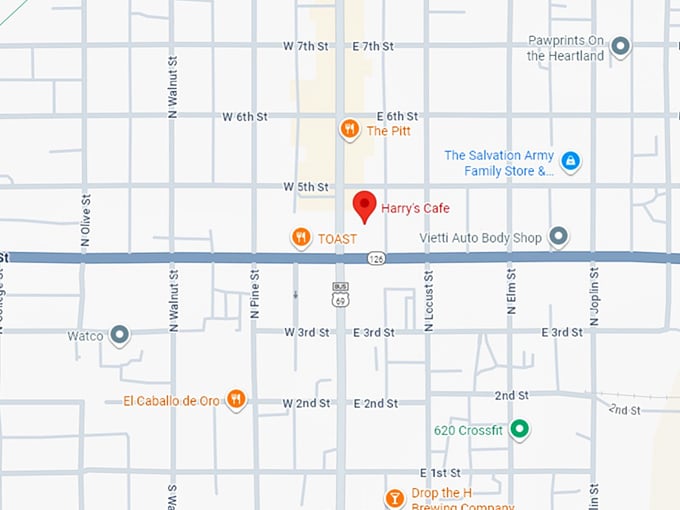 16. harry&rsquo;s caf&eacute; map