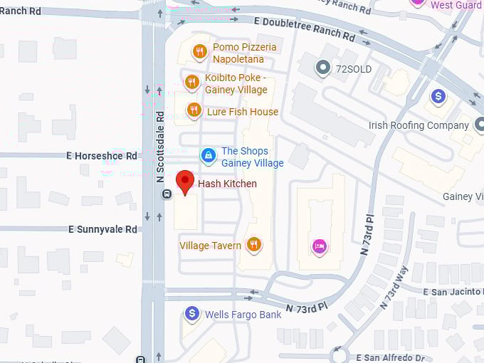 16. hash kitchen (scottsdale) map