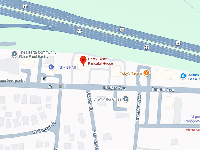 hasty tasty pancake house map