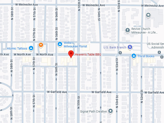 16. heaven's table bbq map