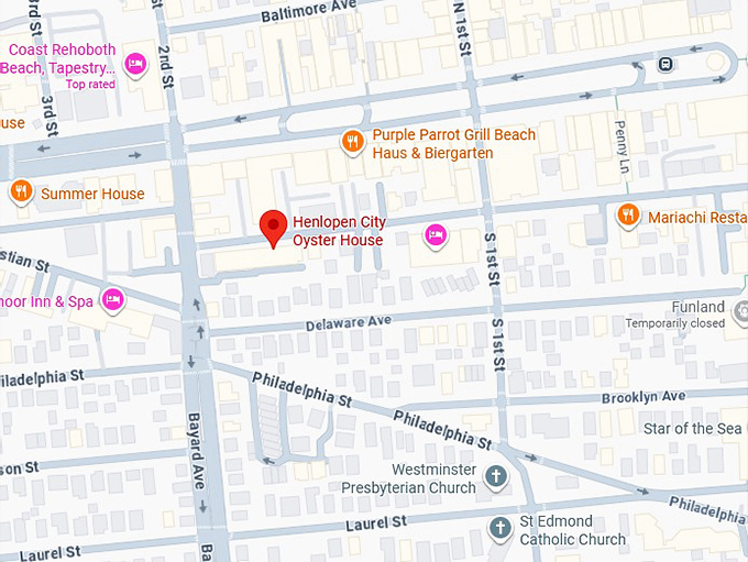16. henlopen city oyster house map