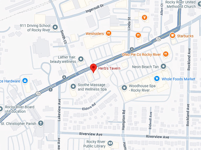 16. herb's tavern map