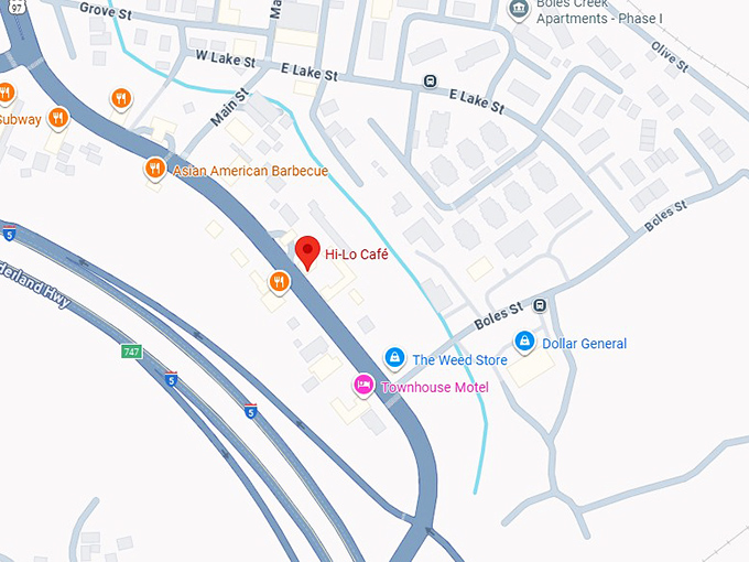 16. hi lo caf&eacute; map