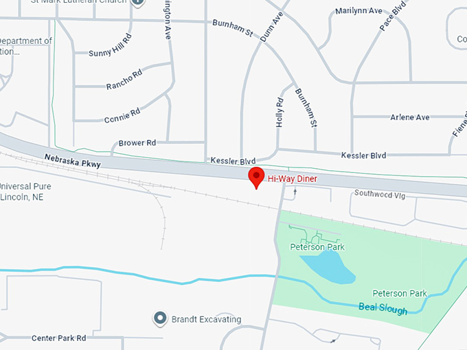 16. hi way diner map