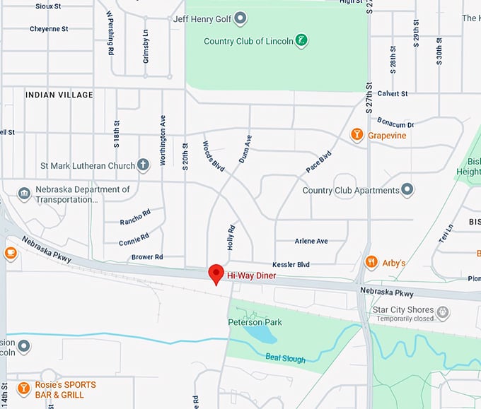 16. hi way diner map