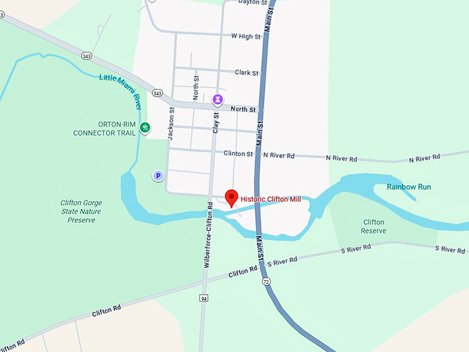 16. historic clifton mill map