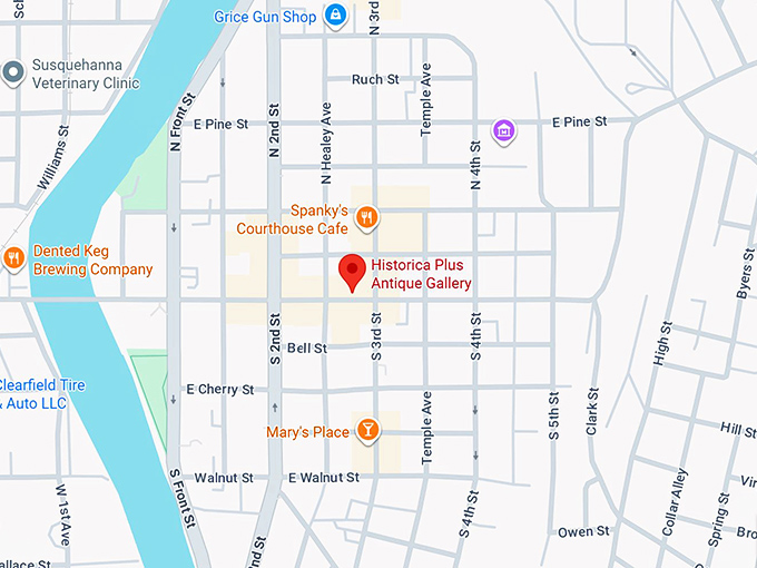 16. historica plus antique gallery map