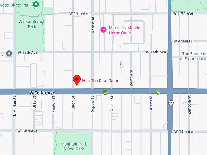 16. hits the spot map