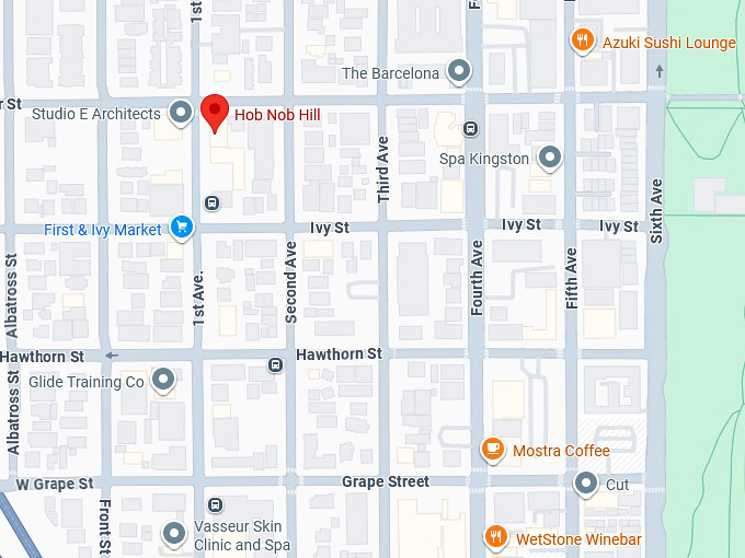 16. hob nob hill map