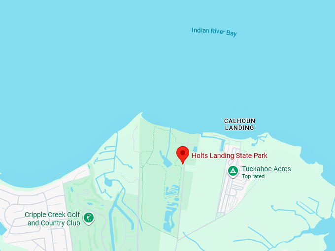16. holts landing state park map