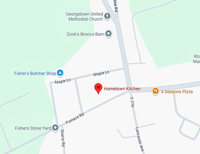 16. hometown kitchen map