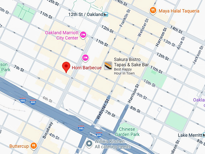 16. horn barbecue map