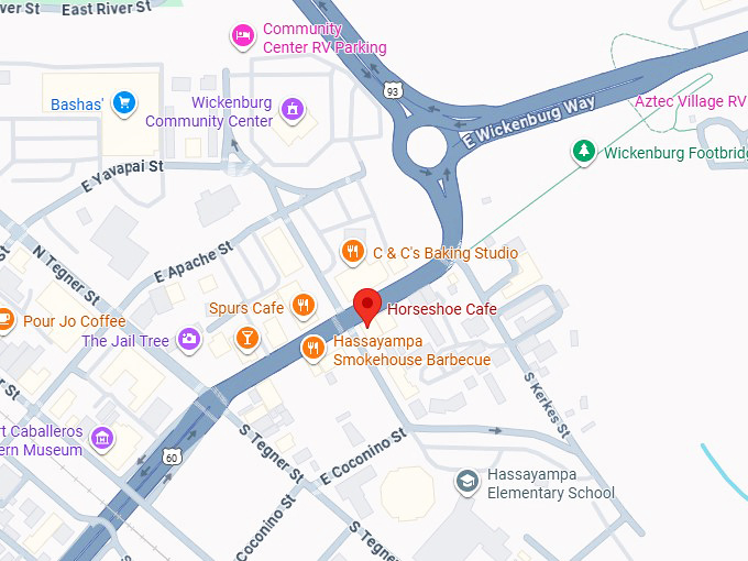 16. horseshoe cafe map