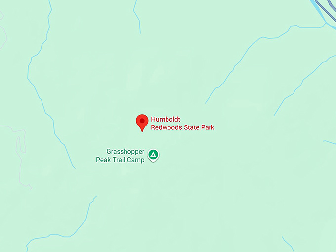 16. humboldt redwoods state park map