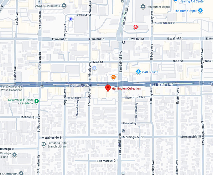 16. huntington collection map