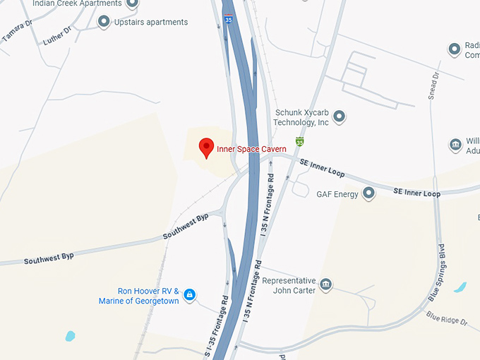 16. inner space cavern map