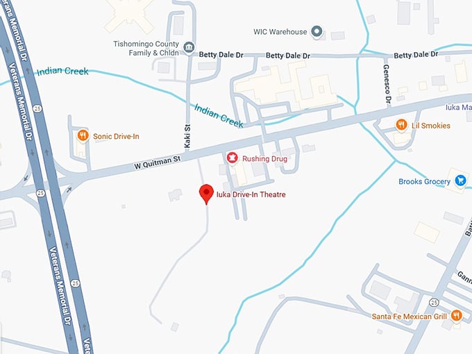 16. iuka drive in theatre map
