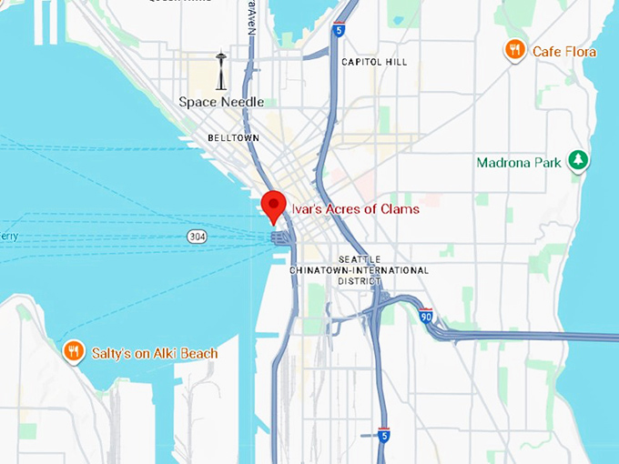 16. ivar&rsquo;s acres of clams map