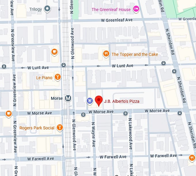 16. j.b. alberto's pizza map