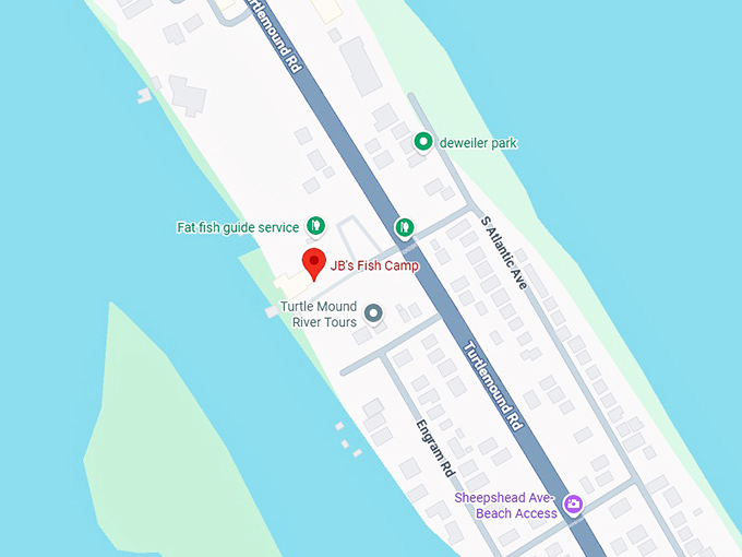 16. jb&rsquo;s fish camp map