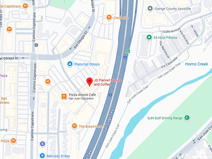 16. jd flannel donuts and coffee map