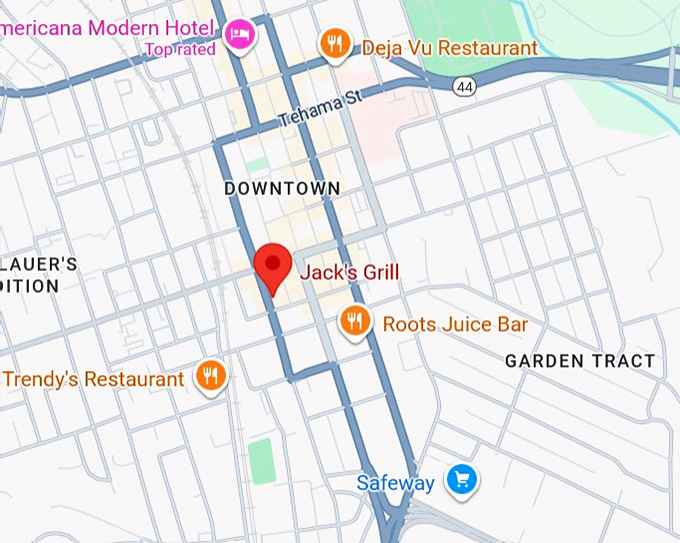 16. jack's grill map