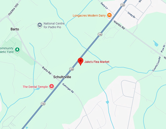 jake's flea market map