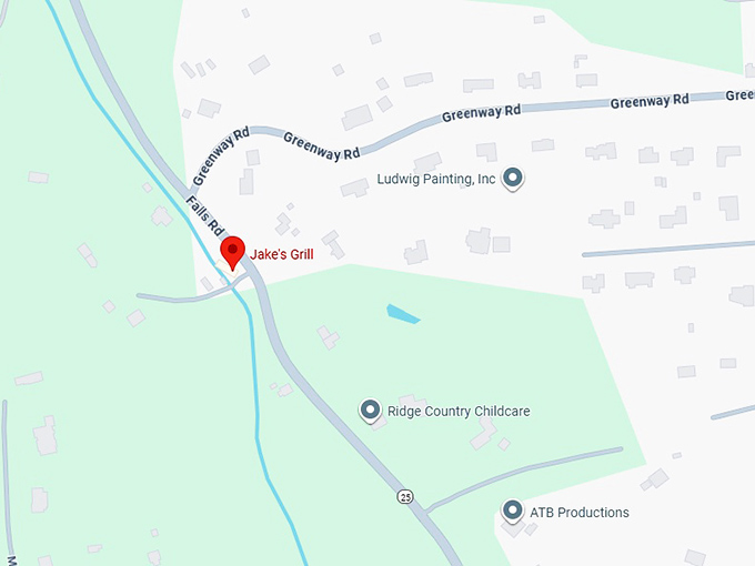 16. jake&rsquo;s grill map