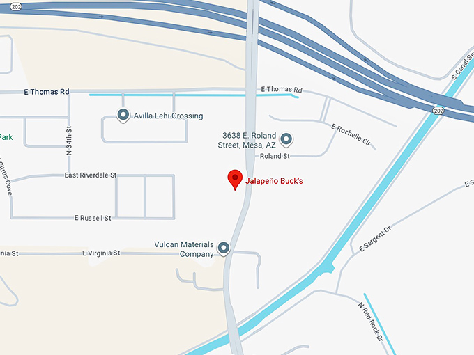 16. jalape&ntilde;o buck's map