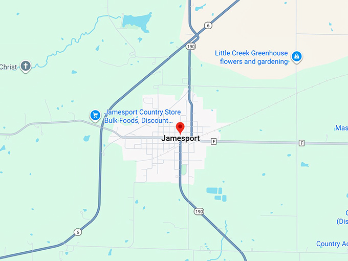 16. jamesport mo map