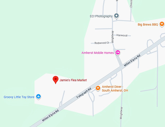 16. jamie's flea market map