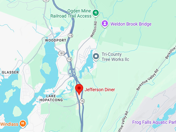 16. jefferson diner map