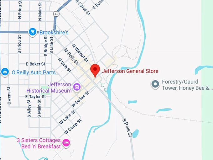 16. jefferson general store map