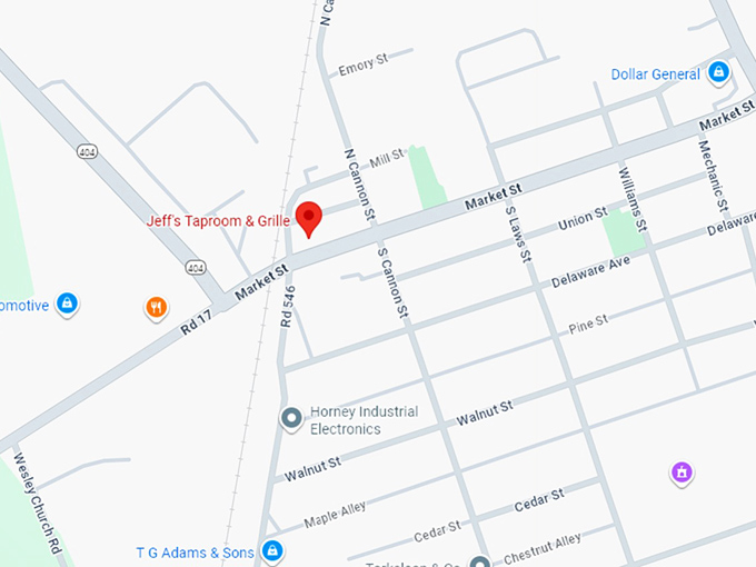 16. jeff&rsquo;s taproom & grille map